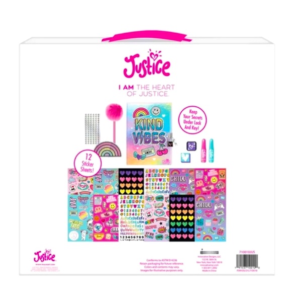 Justice | Toys | Justice Kind Vibes 23 Piece Journal Gift Set | Poshmark